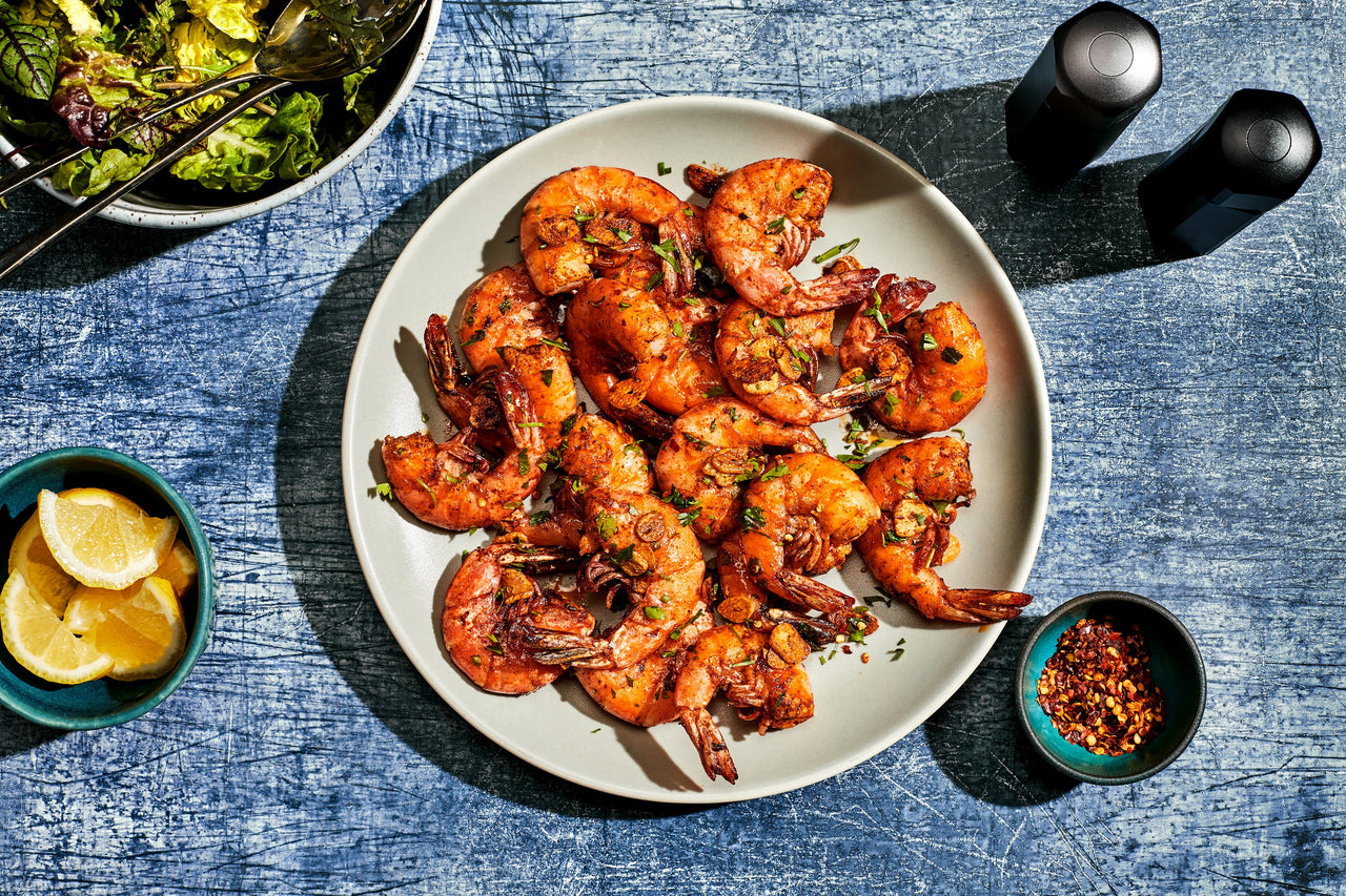 Chilli and Garlic Prawns – HexClad Cookware UK