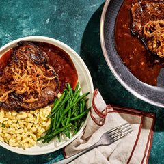 German Steak & Onions – HexClad Cookware UK