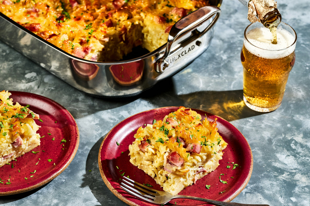 German Ham & Cheese Noodle Kugel – HexClad Cookware UK
