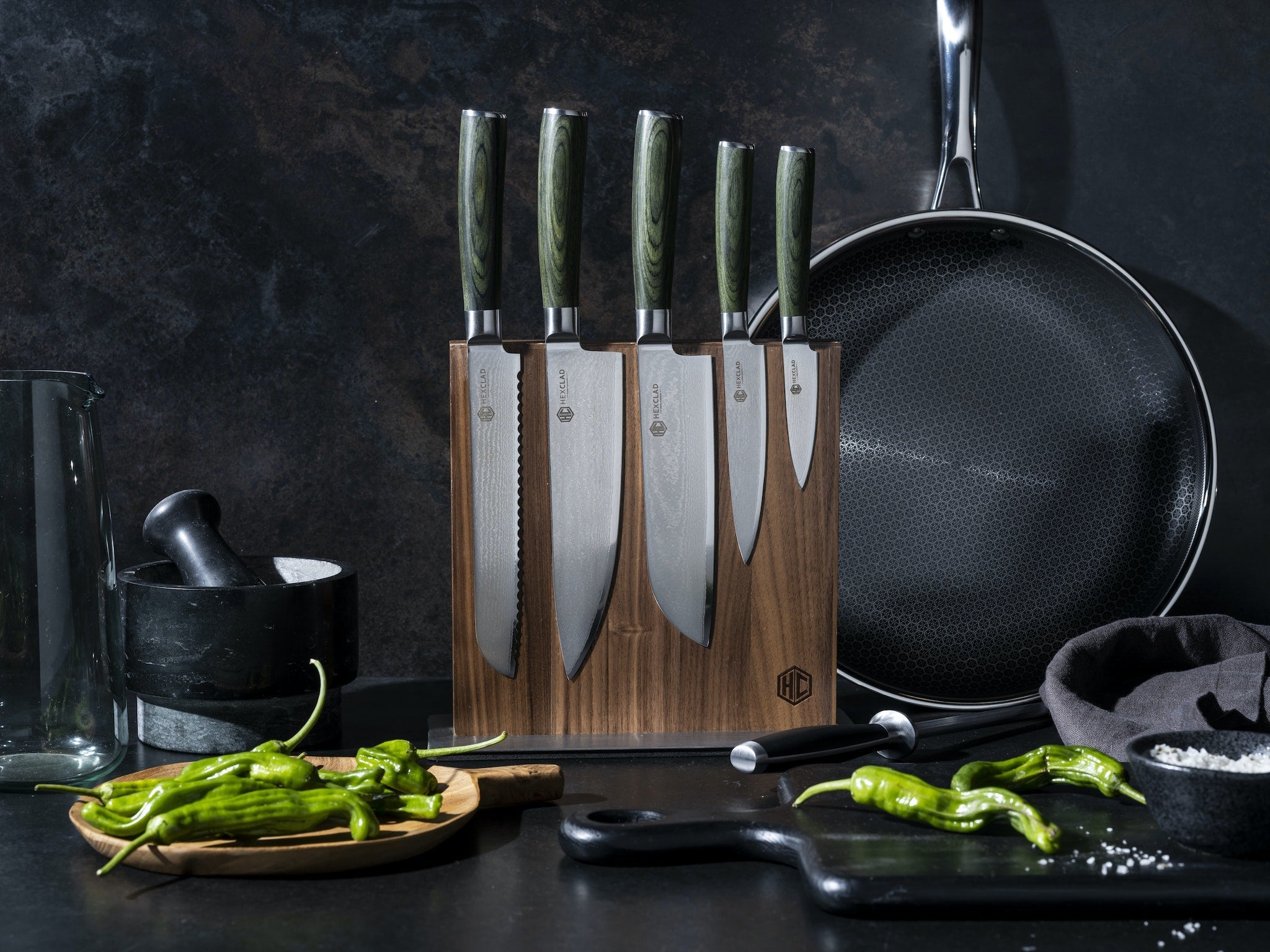 Magnetic Knife Set | Hexclad – HexClad Cookware UK