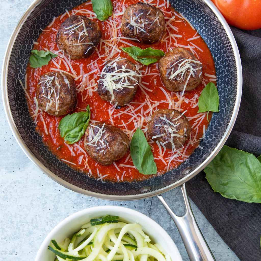 30 cm & 25 cm Hybrid Pan & Lids Set – HexClad Cookware UK